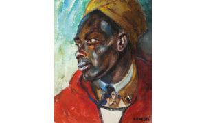 Portrait of a Spahi in Uniform - Global Art Magazine